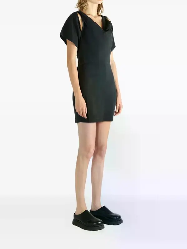 Alexander Wang Cut-out Draped Mini Dress