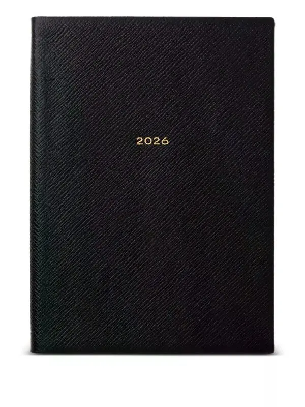 Smythson 2026 Soho Weekly Diary - Black