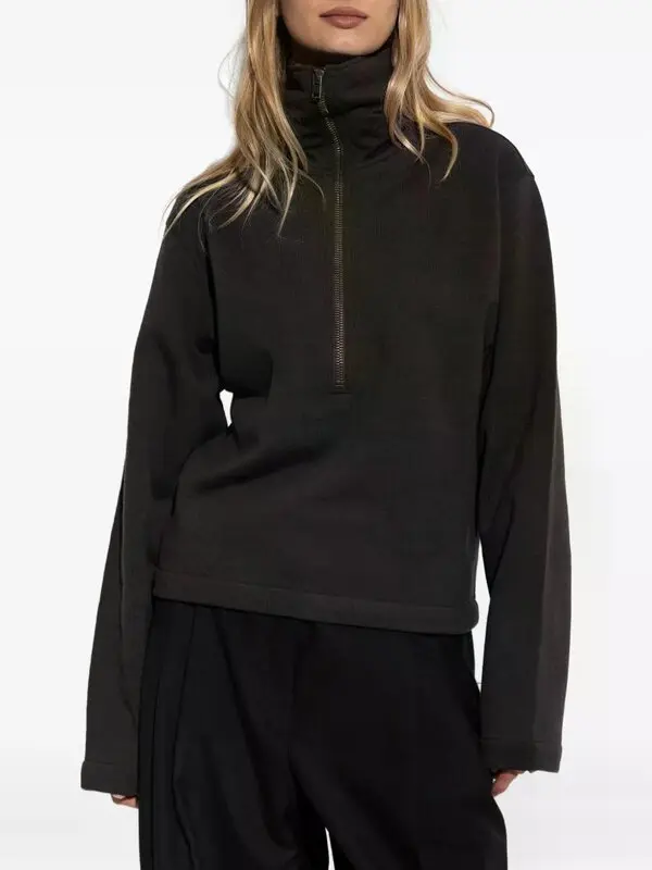 LEMAIRE High-neck Zip-up Sweatshirt