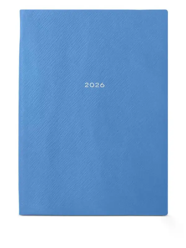 Smythson 2026 Soho Weekly Diary - Blue