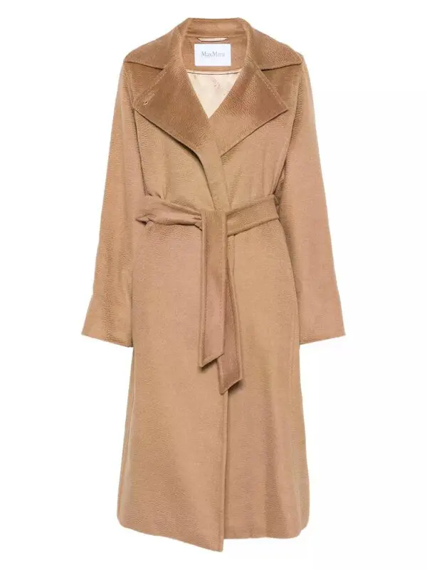 Max Mara Manuela Belted Notched-lapel Coat