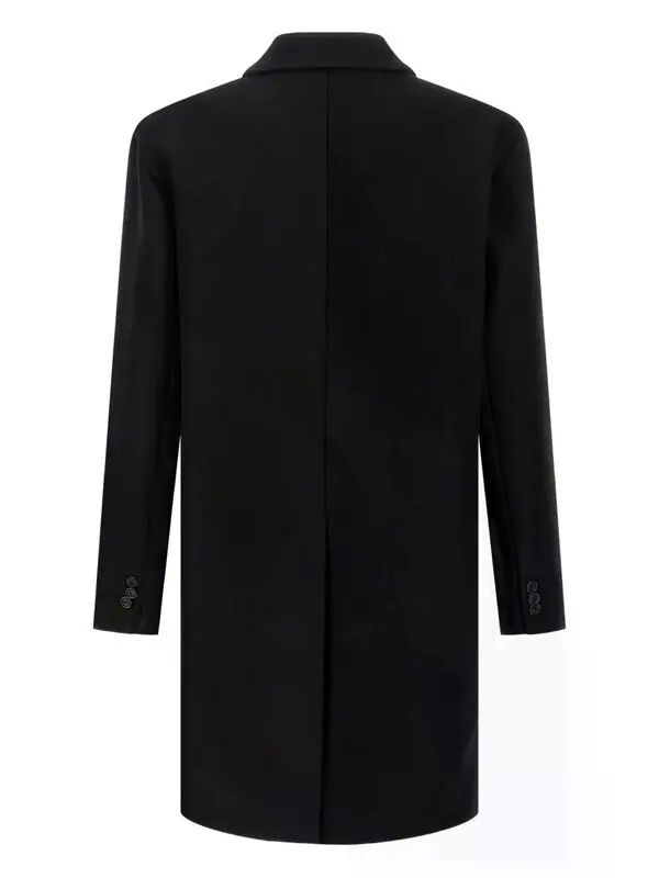 Dsquared2 Button-fastening Wool Coat - Black