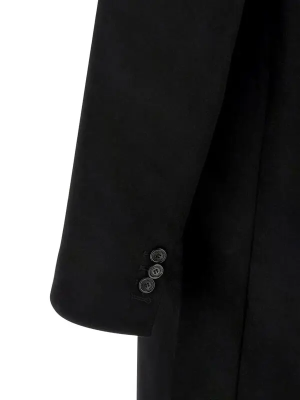 Dsquared2 Button-fastening Wool Coat - Black