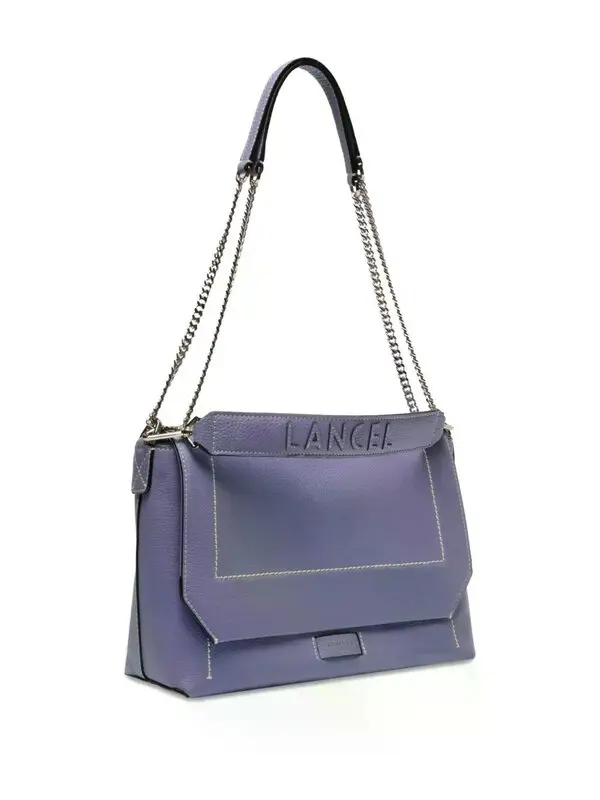 LANCEL Ninon Flap-detail Satchel - Blue