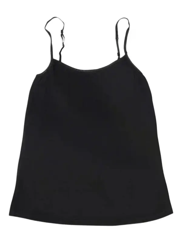 Callipygian Spaghetti-strap Top - Black