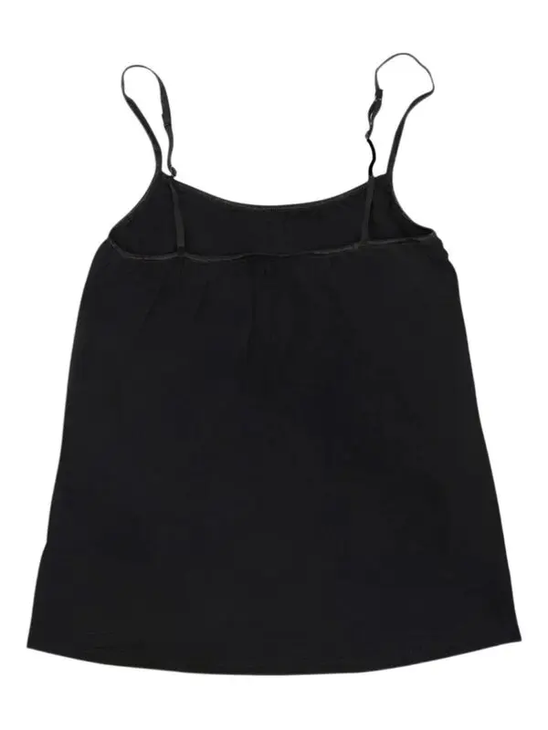 Callipygian Spaghetti-strap Top - Black