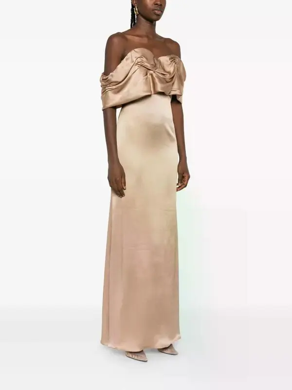 Giuseppe Di Morabito Draped One-shoulder Gown