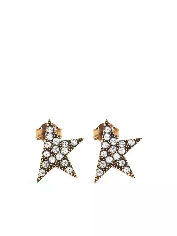 GOLDEN GOOSE Star-shaped Embellished Earrings - Gold