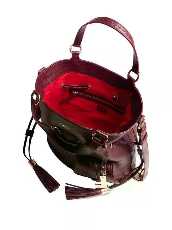 LANCEL Large Premier Flirt Bucket Bag - Red