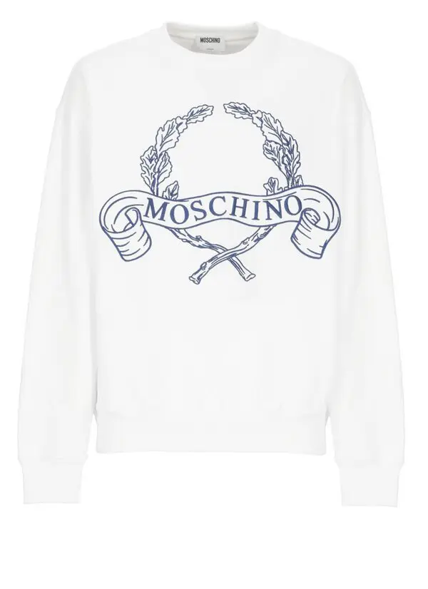 Moschino Cotton Sweatshirt - White
