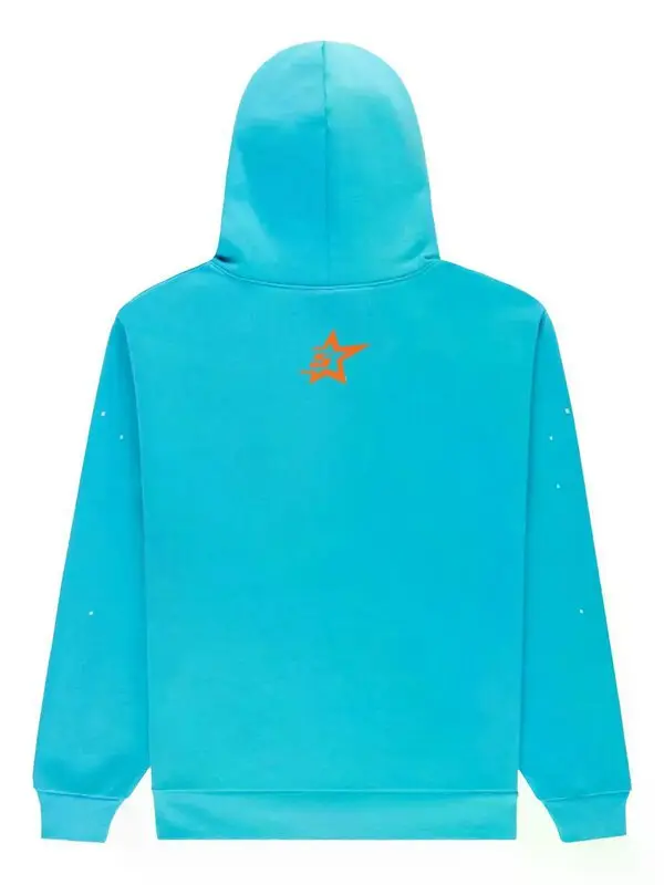 Sp5der Spider-Web Print Hoodie - Blue | Editorialist