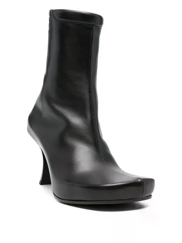 Balenciaga Leather Square-toe Boots