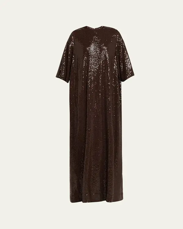 Michael Kors Hand Embellished Caftan Gown