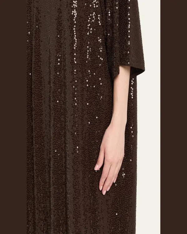 Michael Kors Hand Embellished Caftan Gown