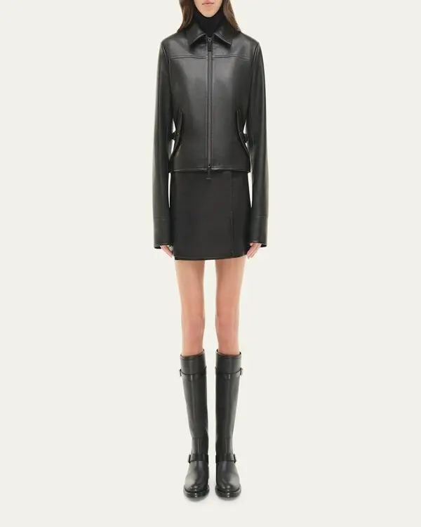 Simkhai Freeman Leather Jacket