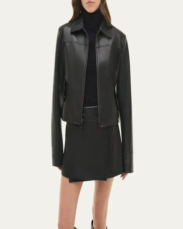 Simkhai Freeman Leather Jacket