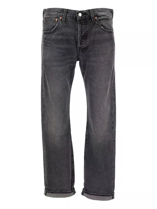 LEVI'S 501 Selvedge Five-pocket Jeans - Grey