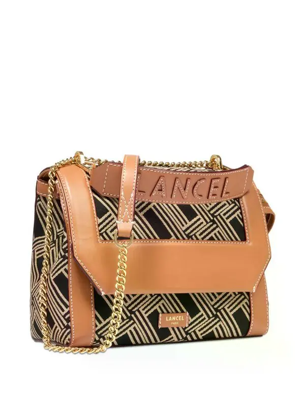 LANCEL Ninon Geometric-patterned Crossbody Bag
