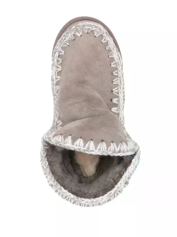 Mou Logo-appliqué Suede Ankle Boots