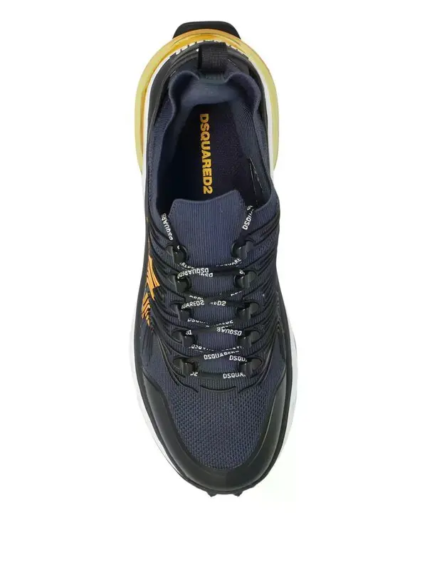 Dsquared2 Wave-patterned Low-top Sneakers