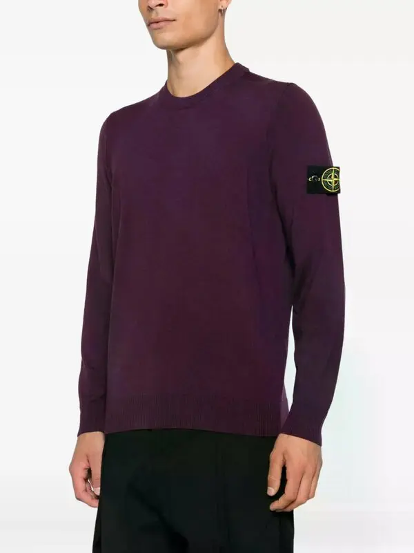 Stone Island Crew-neck Virgin-wool Sweater