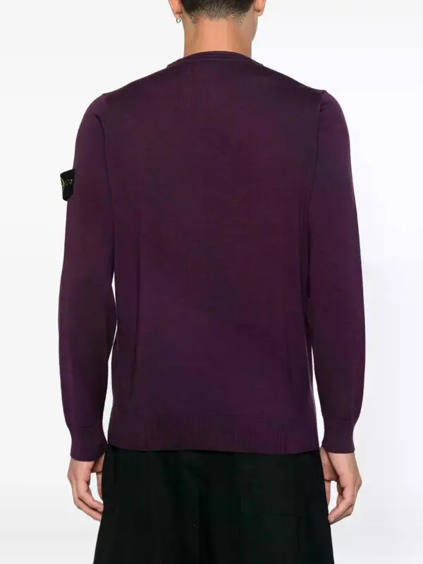 Stone Island Crew-neck Virgin-wool Sweater