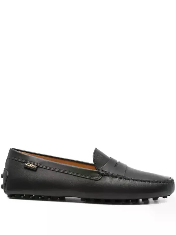 TOD'S Gommino Driving Loafers - Black