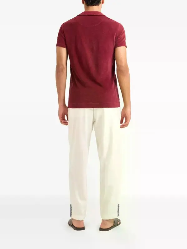 Orlebar Brown Terry Polo Shirt - Red