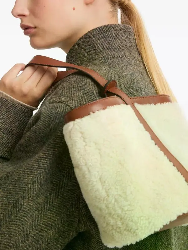 YVES SALOMON Mini Merino Bucket Bag