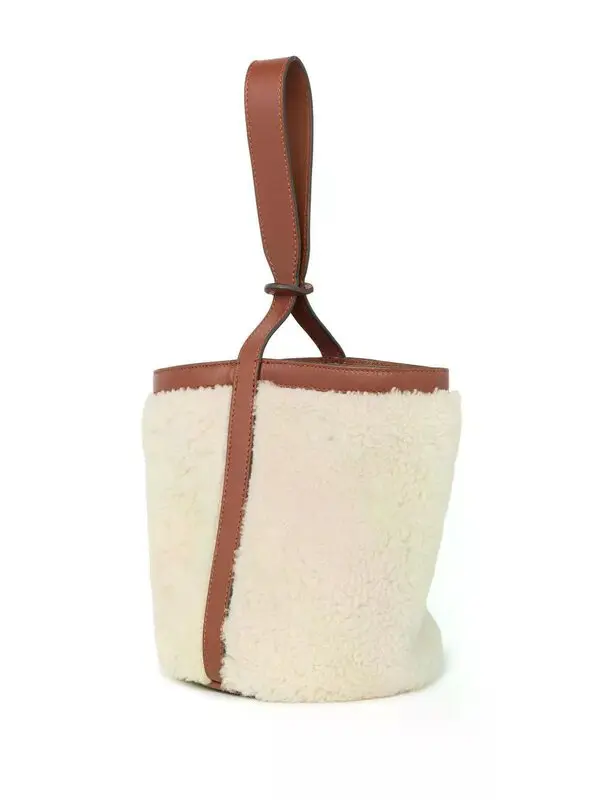 YVES SALOMON Mini Merino Bucket Bag
