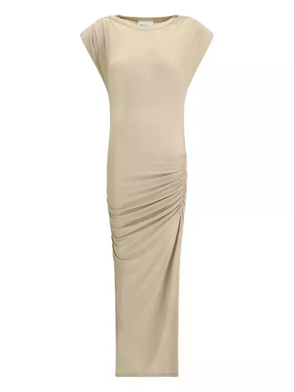 MARANT ETOILE Side-ruched Midi Dress