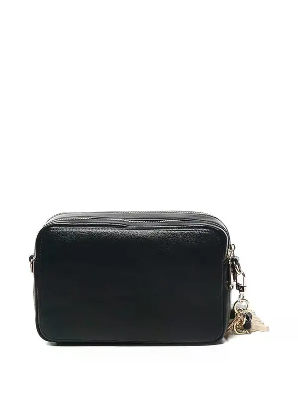 V°73 Double-zip Charm Shoulder Bag - Black