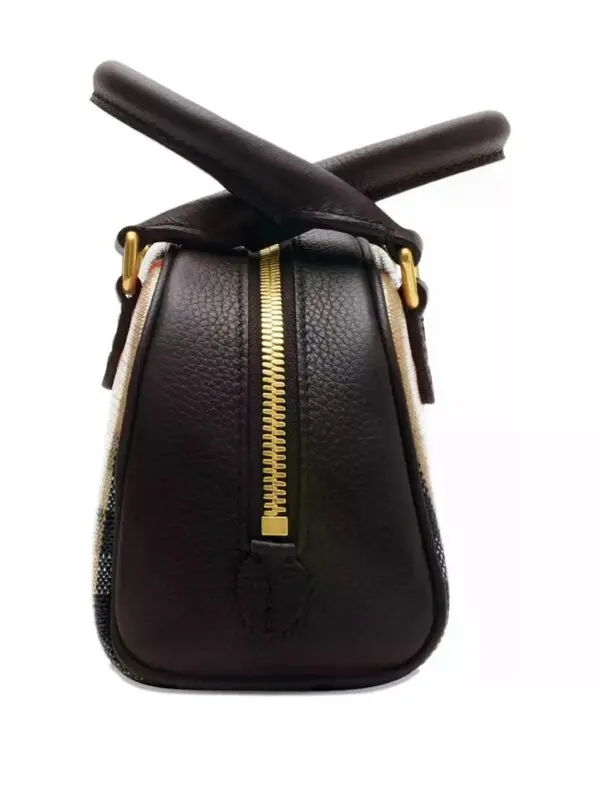 Burberry Highlands Checked Tote Bag - Neutrals