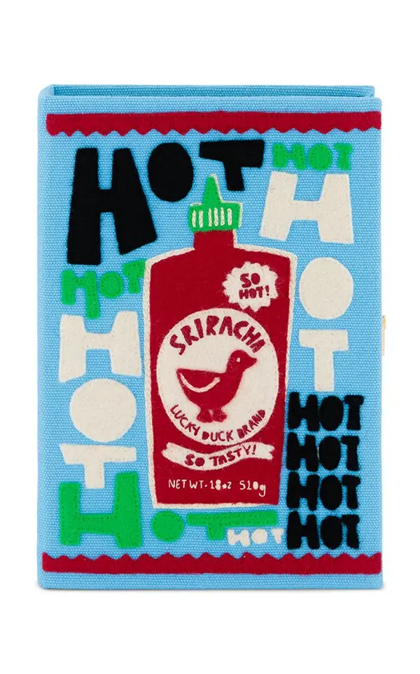 OLYMPIA LE-TAN Sriracha Book Clutch - Light Blue