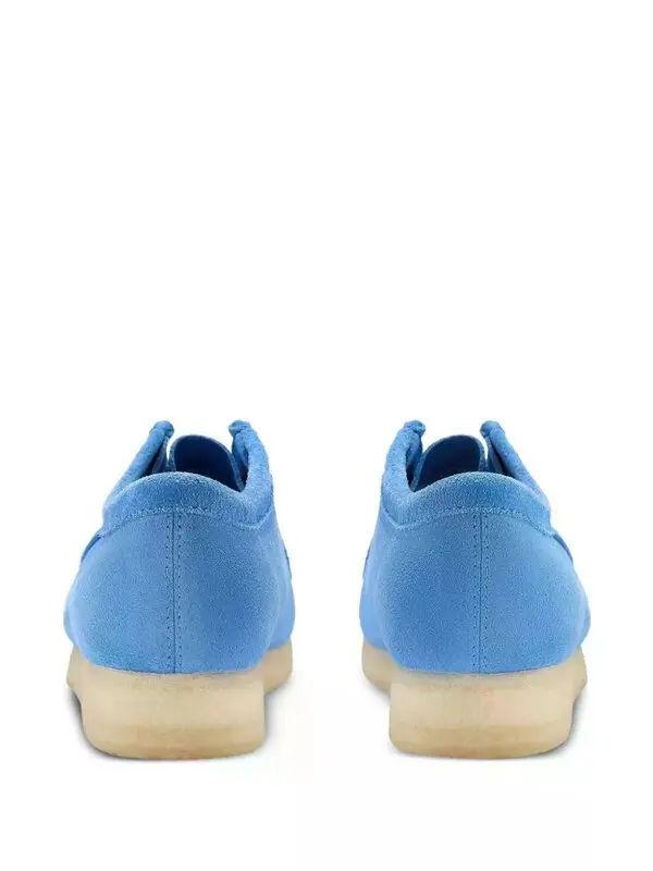 Clarks Suede Lace-up Derby Shoes - Blue