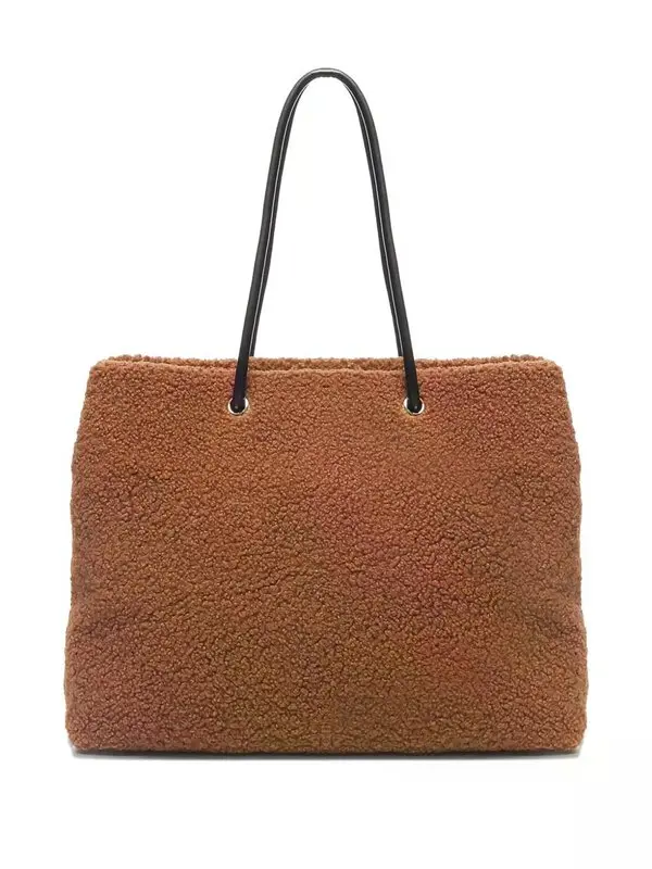 V°73 Teddy-textured Tote Bag