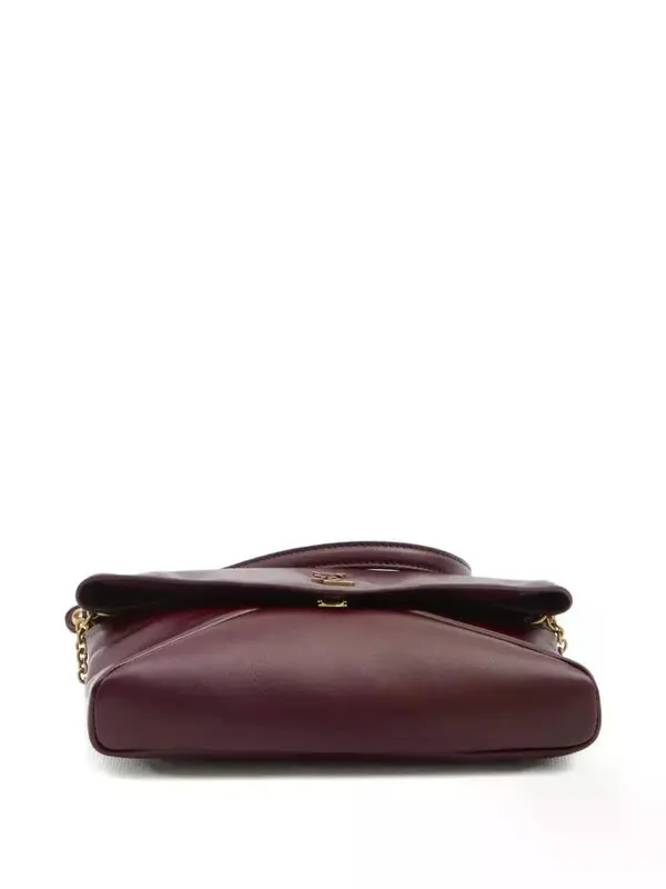 Saint Laurent Cassandre Flap Chain Shoulder Bag - Red