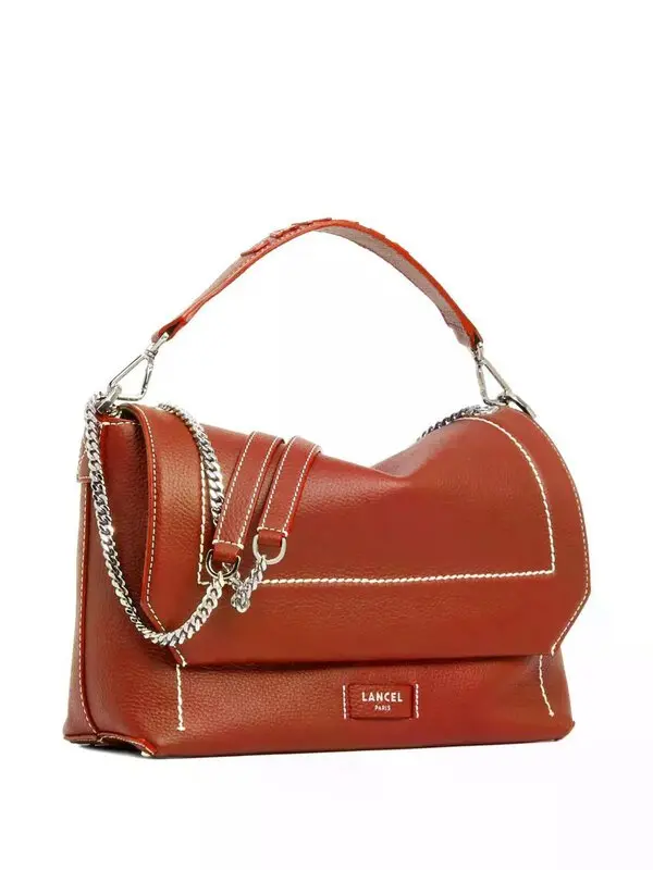 LANCEL Ninon Flap Chain Bag - Brown