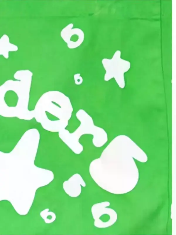SP5DER Star-print Tote Bag - Green