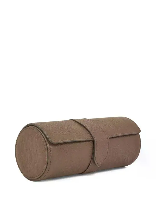 Smythson Panama Leather Watch Roll