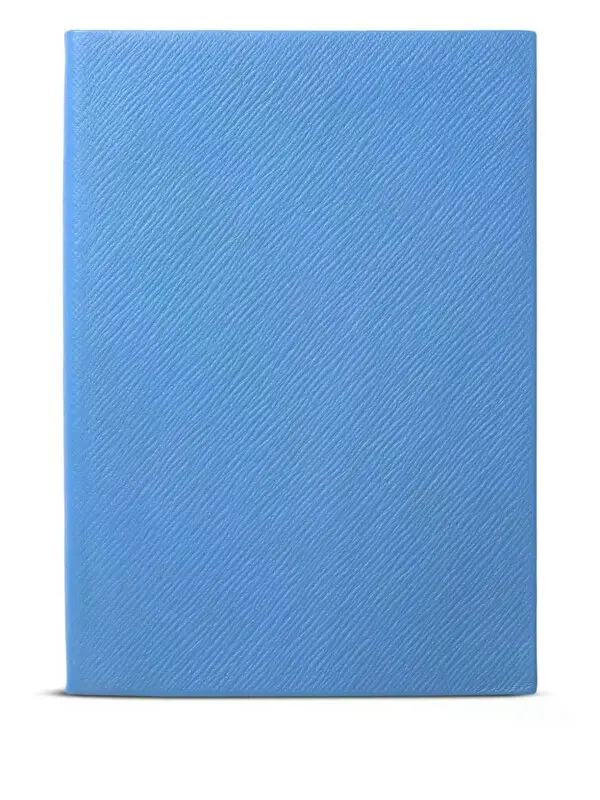 Smythson Soho Panama Notebook - Blue