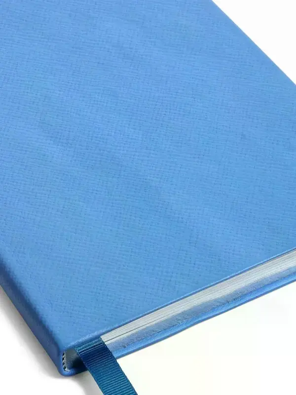 Smythson Soho Panama Notebook - Blue