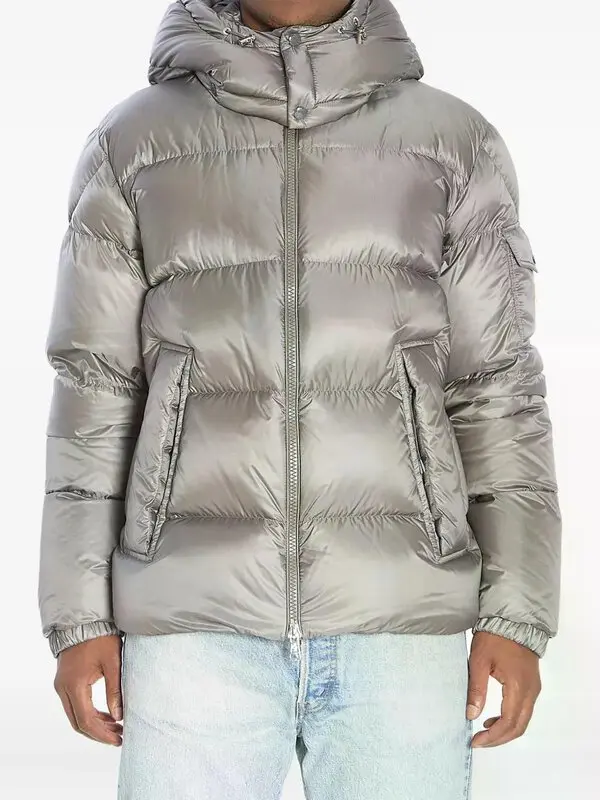Moncler Couyere Hooded Puffer Jacket - Grey