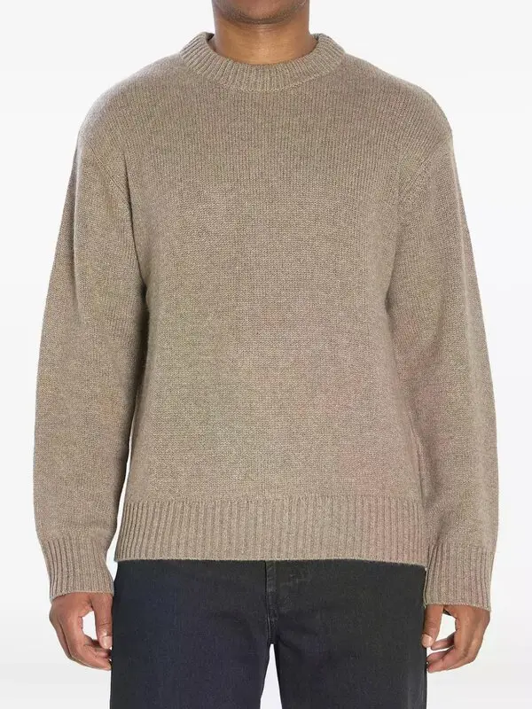 LISA YANG Crew-neck Ribbed Cashmere Sweater