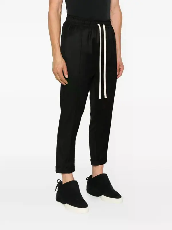 HAMZA Drawstring Cuffed Trousers
