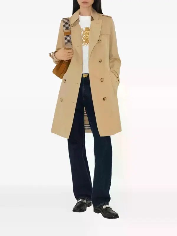 Burberry Kensington Heritage Trench Coat - Neutrals