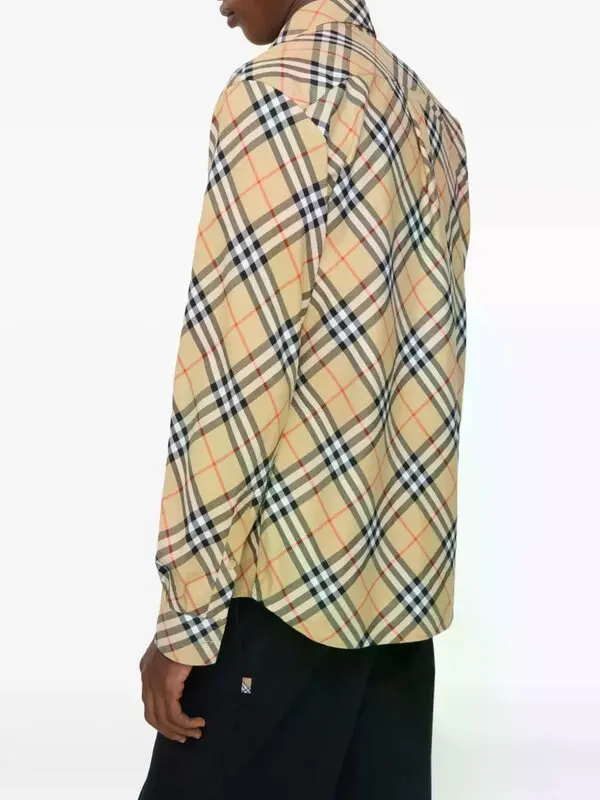 Burberry Check Cotton Shirt