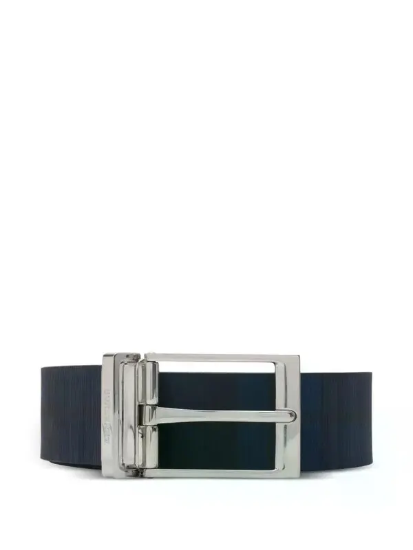 Burberry Reversible Check-pattern Belt - Blue