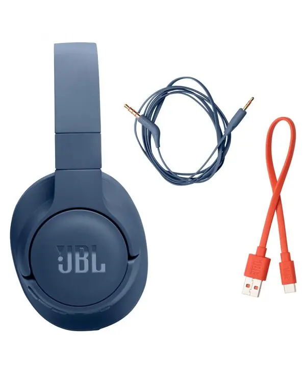 JBL Tune 720bt Wireless Over Ear Bluetooth Headphones - Blue