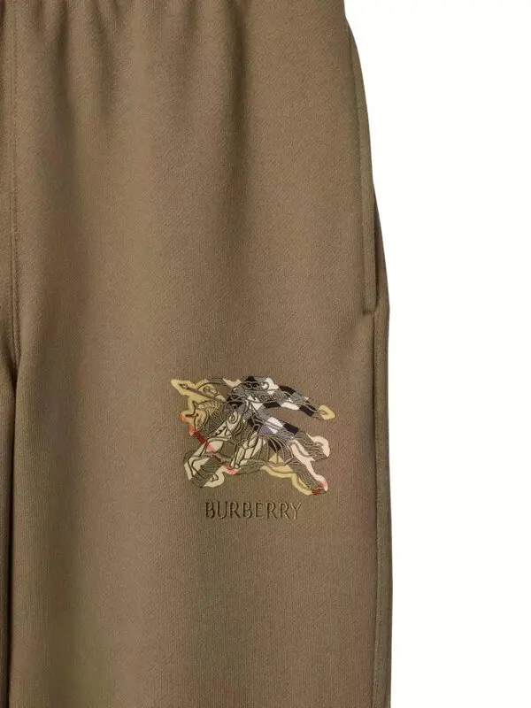 Burberry Equestrian-knight Check Jogging Pants